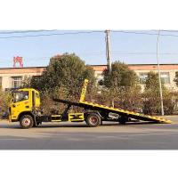 China Dongfeng 4 Ton Rollback Tow Truck with Crane Flatbed Wrecker Wheel Lift Carrier for sale