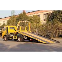 China Dongfeng 4 Ton Rollback Tow Truck with Crane Flatbed Wrecker Wheel Lift Carrier for sale