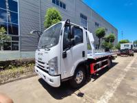 China 4-8 Ton Recovery Tow Truck Wrecker Body 130HP Diesel Flatbed Towing Vehicle for sale
