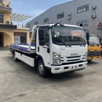 China 4-8 Ton Recovery Tow Truck Wrecker Body 130HP Diesel Flatbed Towing Vehicle for sale