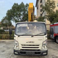 China JMC 22m Telescopic Boom Aerial Work Truck 150HP Diesel Man Lift 200kg Capacity for sale
