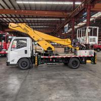 China JMC 22m Telescopic Boom Aerial Work Truck 150HP Diesel Man Lift 200kg Capacity for sale