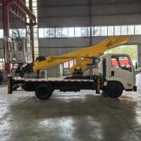 China JMC 22m Telescopic Boom Aerial Work Truck 150HP Diesel Man Lift 200kg Capacity for sale