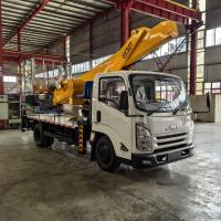 China JMC 22m Telescopic Boom Aerial Work Truck 150HP Diesel Man Lift 200kg Capacity for sale
