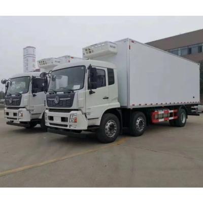 China Dongfeng 6x2 20-30 Ton Refrigerated Truck 430HP 9.6m Freezer Van for Food Transport for sale