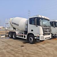 China FOTON 6x4 Concrete Cement Mixer Truck 375HP 10m3 Fully Hydraulic System for sale