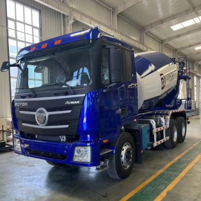 China Foton 6x4 Concrete Mixer Truck 12 Cubic Meters Weichai 336HP Euro II Construction Equipment for sale