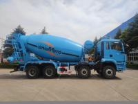 China Shacman 8x4 18 CBM Concrete Mixer Truck 375HP Euro 4 Heavy Duty Construction for sale