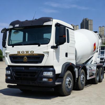 China HOWO TX 8x4 10m³ Concrete Mixer Truck with REXROTH Hydraulic System Euro 5 for sale