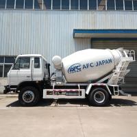 China Dongfeng 4x2 2.0cbm Concrete Mixer Truck 140HP Euro 3 with Electric Scale for sale