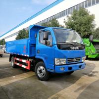 China 5 Ton 120 HP Sealed Dump Truck for Waste Transport with Double Lifting Cylinder for sale