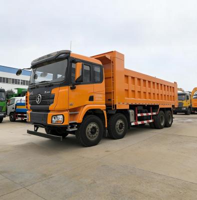 China Shacman X3000 8x4 Tipper Truck 40t 50t Dump Truck with Hyva Oil Cylinder 6.5m Dumper Body for sale