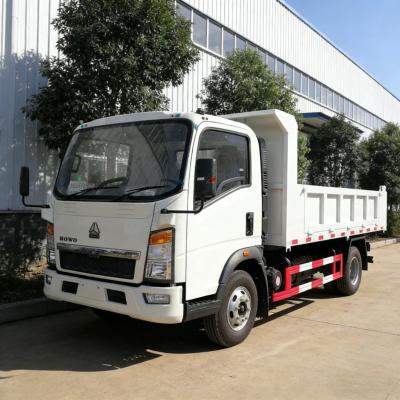China HOWO Light Tipper Truck 6 Wheel Dump Truck 4x2 5 Ton Capacity 120hp Euro 3 for sale