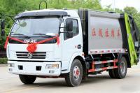 China 8cbm Rear Loader Compressed Compactor Garbage Truck Dongfeng Garbage Compactor Collection Truck for sale