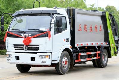 China 8cbm Rear Loader Compressed Compactor Garbage Truck Dongfeng Garbage Compactor Collection Truck for sale
