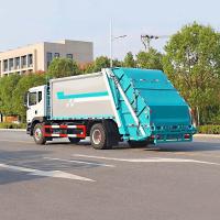 China 14m3 Dongfeng Garbage Compactor Truck High Pressure Compressed Rubbish Collector 180HP for sale