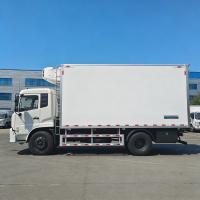 China Dongfeng 4x2 9 Ton Refrigerator Truck 7.8m Freezer Van for Ice Cream Seafood for sale
