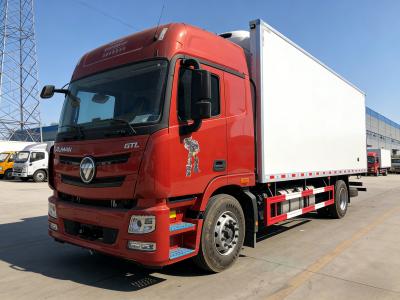 China Foton Ouman 6x2 15T 25T Refrigerated Truck RHD 220HP Euro 5 Freezer Van for sale
