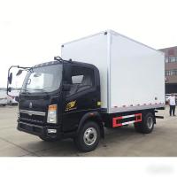 China HOWO 4 Ton 5 Ton Refrigerated Truck for Frozen Fish Meat Transport 120 HP for sale