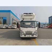 China 5 Tons Refrigerated Box Truck 120HP Diesel Freezer Truck for Fish Meat Transport for sale