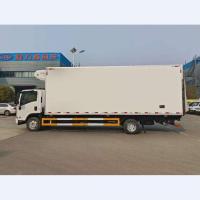 China 5 Tons Refrigerated Box Truck 120HP Diesel Freezer Truck for Fish Meat Transport for sale