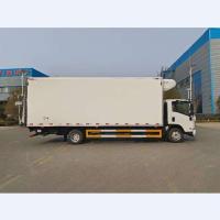 China 5 Tons Refrigerated Box Truck 120HP Diesel Freezer Truck for Fish Meat Transport for sale