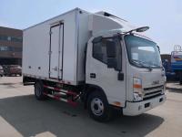 China Foton 5 Ton Refrigerated Truck 8cm Insulation Thermo King Carrier Freezer Van for sale