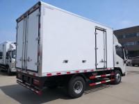 China Foton 5 Ton Refrigerated Truck 8cm Insulation Thermo King Carrier Freezer Van for sale