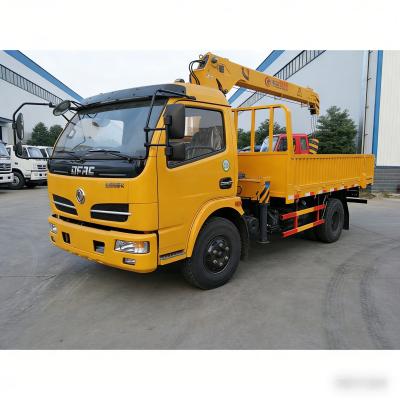 China China 2ton 3.2ton Truck Mounted Full Hydraulic Crane with 10m Lifting Height Dongfeng Chassis for sale