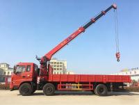 China Dongfeng 6.3 Ton Truck Mounted Crane 10000kg Lifting Capacity 210HP Diesel Engine for sale