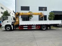 China Isuzu Giga Hino 700 4X2 Folding Arm Crane 8 Ton Truck Mounted with Telescopic Boom for sale
