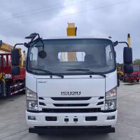 China Dongfeng 6 Ton Telescopic Boom Truck Mounted Crane 4x2 Left Hand Drive 190hp Diesel for sale