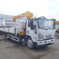 China Dongfeng 6 Ton Telescopic Boom Truck Mounted Crane 4x2 Left Hand Drive 190hp Diesel for sale