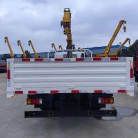 China Dongfeng 6 Ton Telescopic Boom Truck Mounted Crane 4x2 Left Hand Drive 190hp Diesel for sale