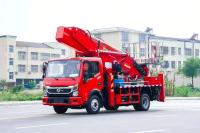 China Dongfeng 16m Truck Mounted Aerial Work Platform with Straight Telescopic Arm 200kg Capacity for sale