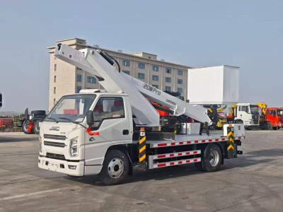 China JMC 23m Telescopic Aerial Work Platform Truck 200kg Bucket Load Electric Power Repair Vehicle for sale