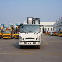 China Isuzu 28m Aerial Work Platform Telescopic Boom Truck 200kg Capacity for sale