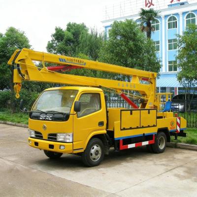 China Dongfeng 24m Hydraulic Aerial Manlift High Altitude Working Platform Truck 140HP for sale