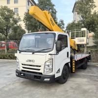 China JMC 22m Telescopic Boom Aerial Work Truck 150HP Diesel Man Lift 200kg Capacity for sale