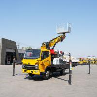 China HOWO 40m 50m High Altitude Operation Truck Aerial Manlift Bucket Truck for Bridge Maintenance for sale