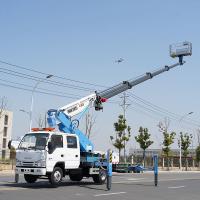 China 19m 20m Aerial Bucket Truck Mounted High Altitude Work Platform 200kg Load for sale