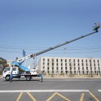 China 19m 20m Aerial Bucket Truck Mounted High Altitude Work Platform 200kg Load for sale