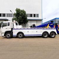 China Dongfeng 40t Crane Recovery Towing Truck 4x2 Road Accident Rescue Wrecker Tow Truck 190HP for sale
