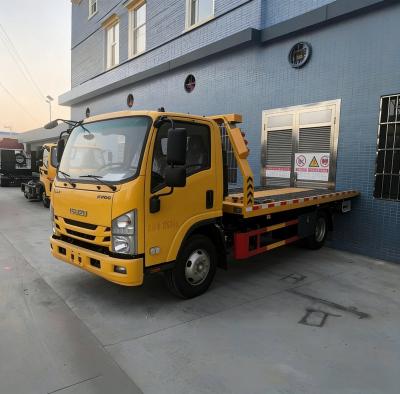 China 5.6m Platform Road Rescue Truck 4 Ton 5 Ton 6 Ton Recovery Vehicle Flatbed Tow Truck for sale