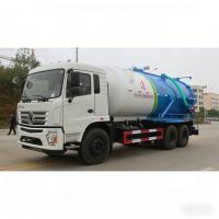 China Dongfeng 18cbm Sewage Vacuum Truck 6x4 260hp Sewer Cleaning Tanker for Industrial Waste for sale