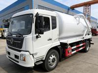 China Dongfeng 4x2 10000L Sewage Suction Truck 180HP Diesel Vacuum Tanker for sale