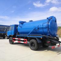 China 4x2 10m3 Sewage Suction Truck 163HP Vacuum Pump Truck Euro IV for sale
