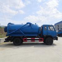 China 4x2 10m3 Sewage Suction Truck 163HP Vacuum Pump Truck Euro IV for sale