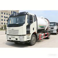 China FAW J6 10000L Sewage Vacuum Suction Truck 4x2 190hp Diesel Cleaning Vehicle for sale