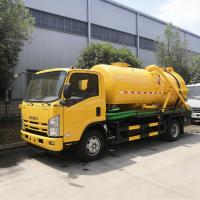 China ISUZU 6000 Liters Vacuum Sewage Suction Tanker Truck 6 Tons 4x2 Euro V for sale